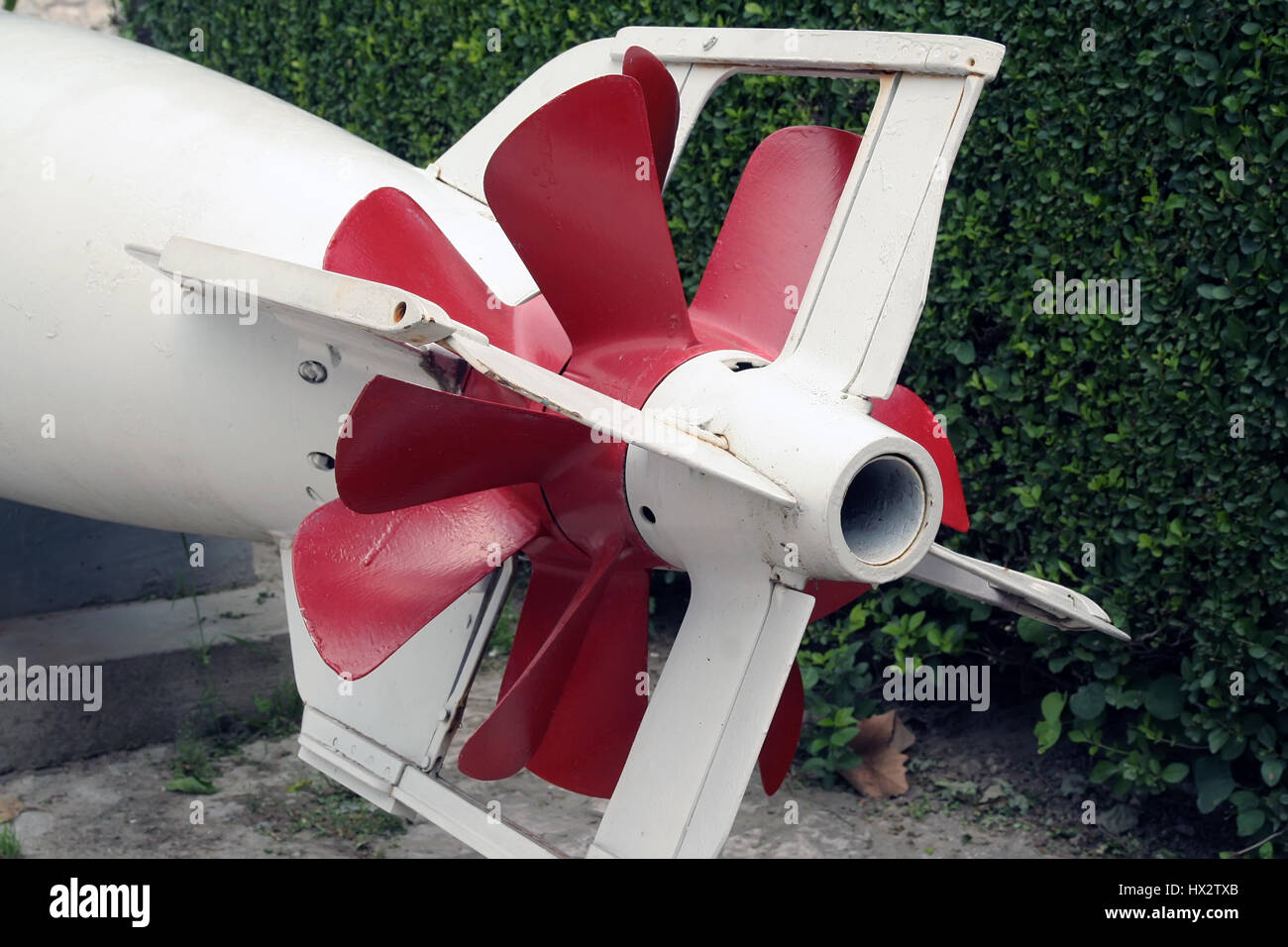 Torpedo missile propeller Stock Photo - Alamy