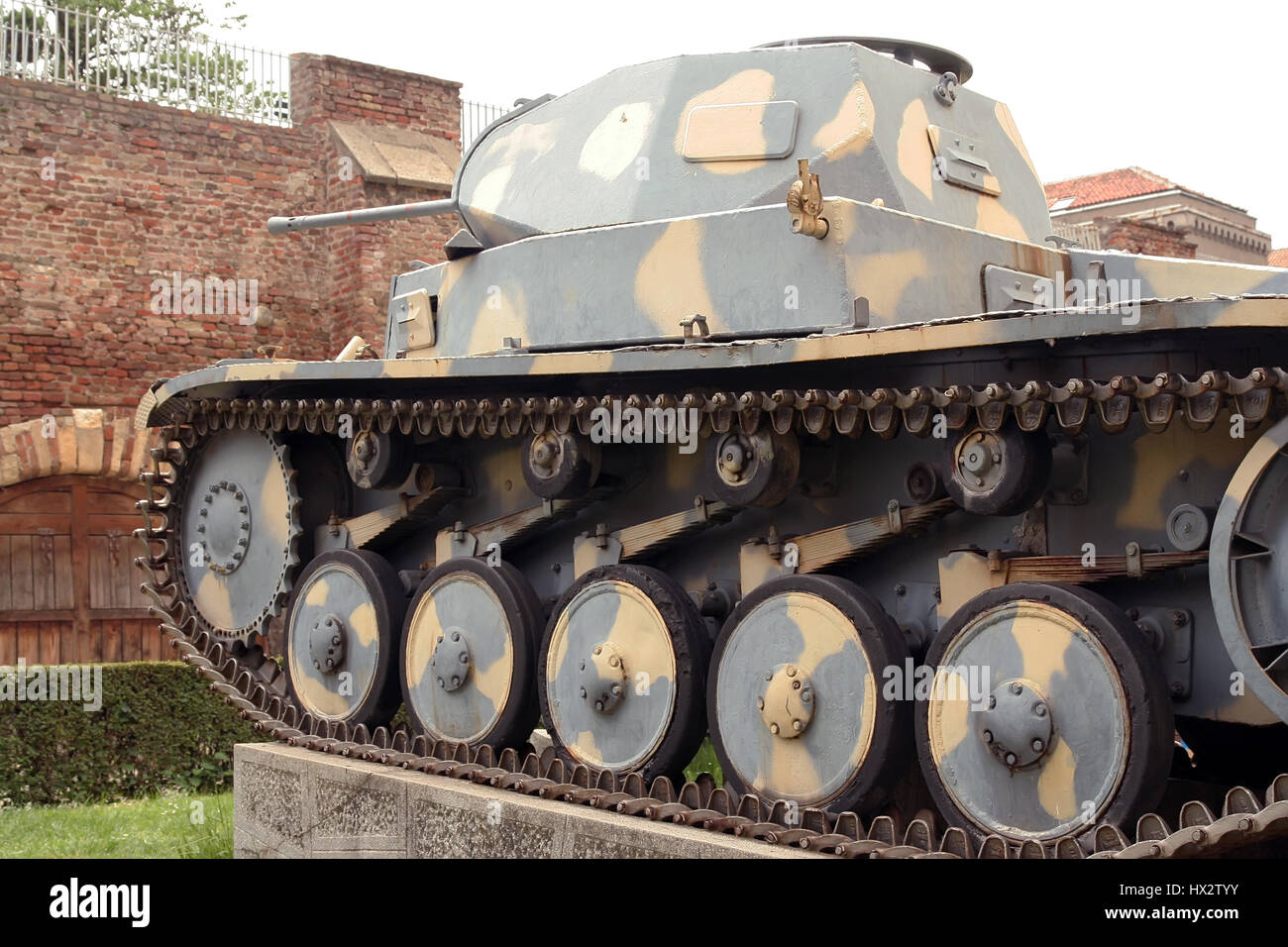 Second world war tanks. Obsolete tanks Stock Photo - Alamy