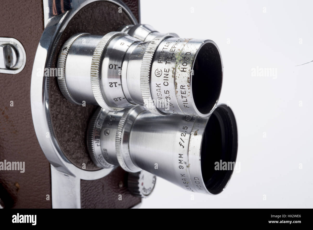 old vintage 8mm movie camera Stock Photo - Alamy