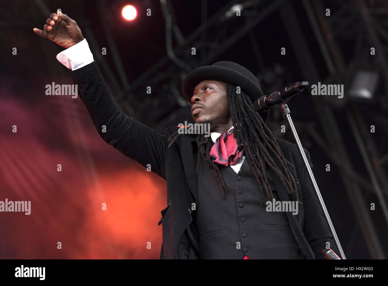 Faada Freddy attending the Aluna Festival in Ruoms (2016/06/17 Stock ...