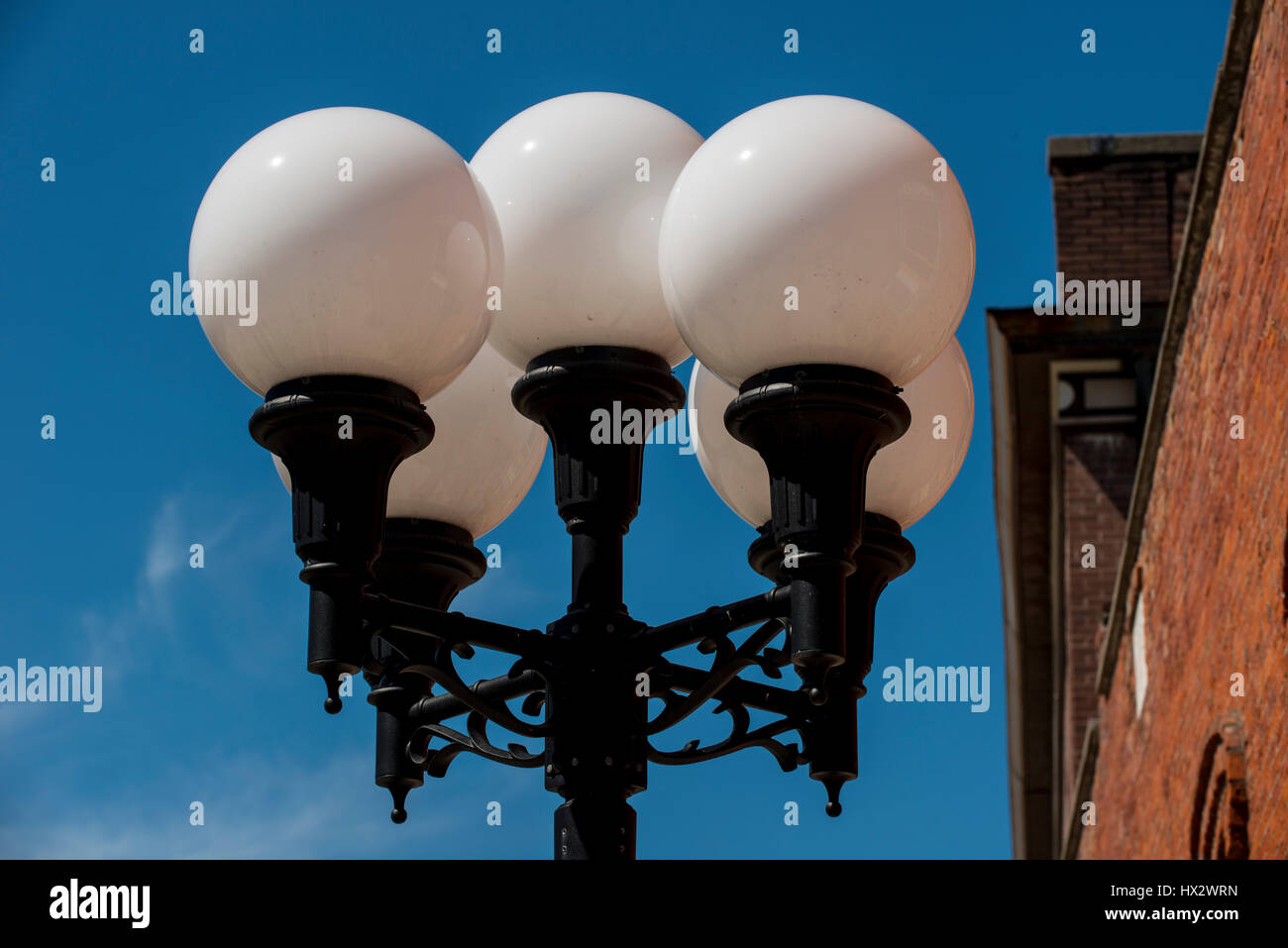 old vintage street lights Stock Photo - Alamy