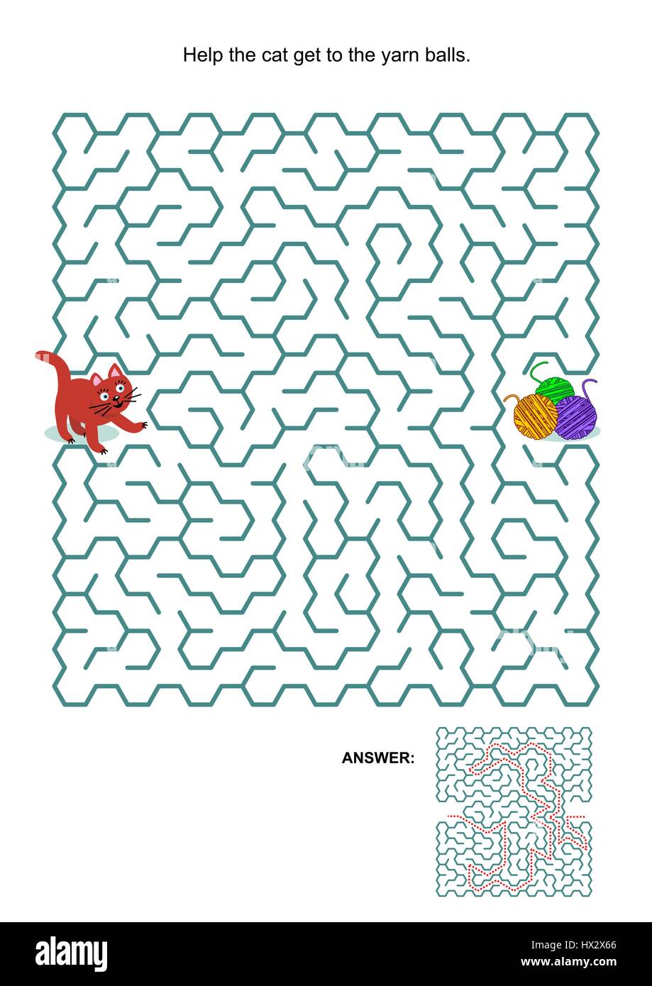 Ball maze puzzles hi-res stock photography and images - Alamy