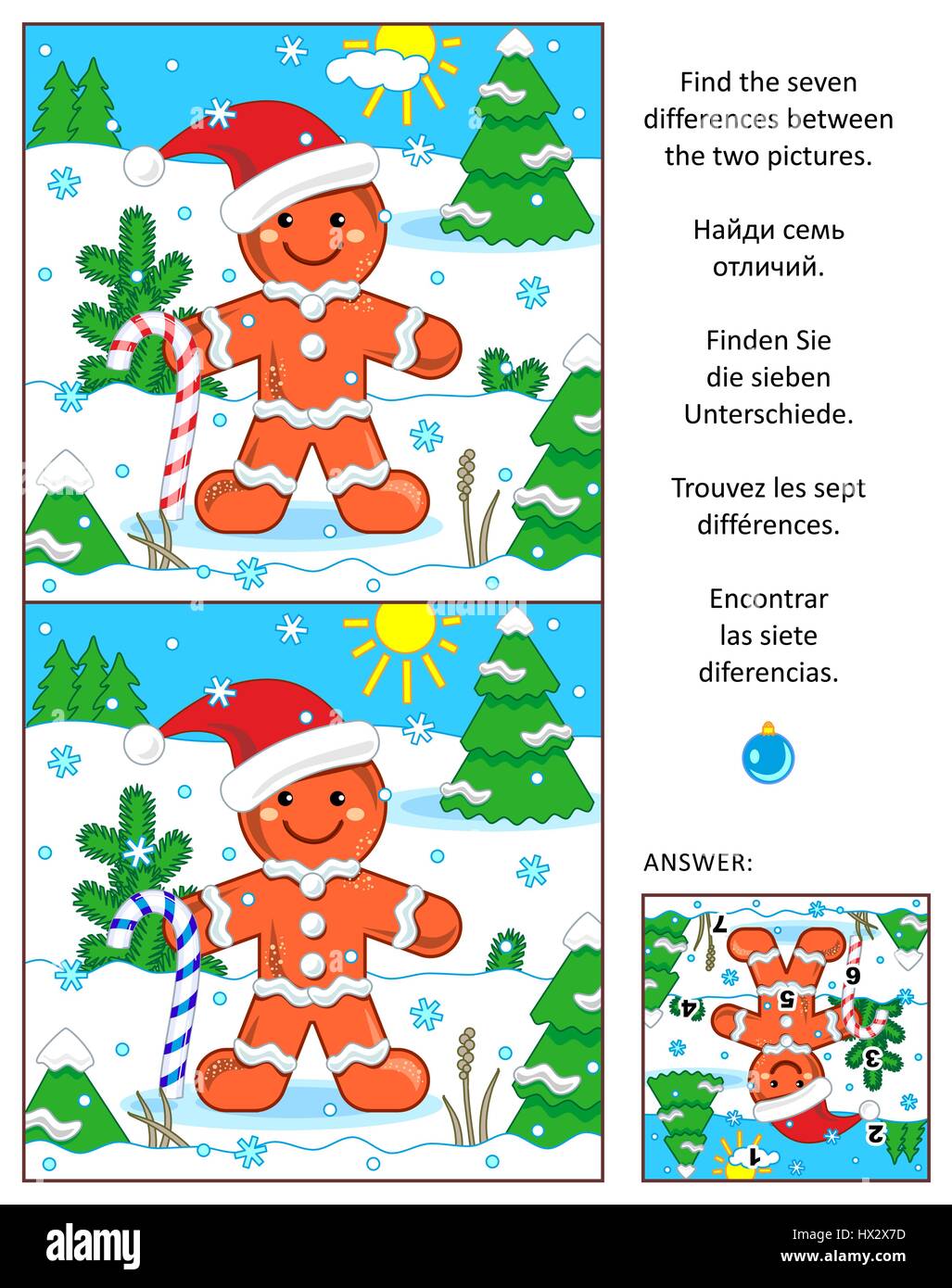 Spot the difference puzzle High Resolution Stock Photography and Images ...