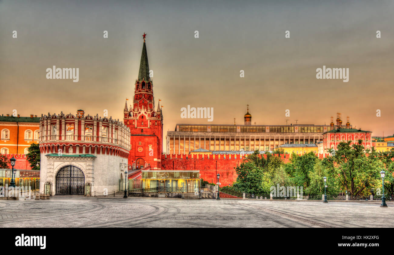 Entrance to Moscow Kremlin - Russia Stock Photo - Alamy