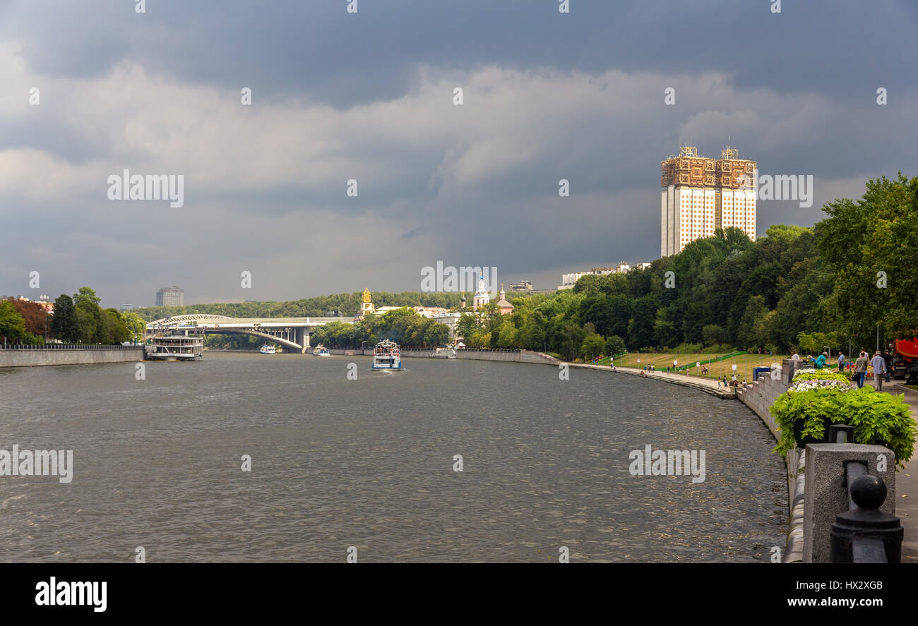 Sparrow hills, moscow cityscape hi-res stock photography and images - Alamy