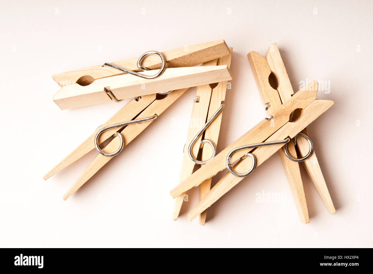 Wooden clothes pegs hi-res stock photography and images - Alamy