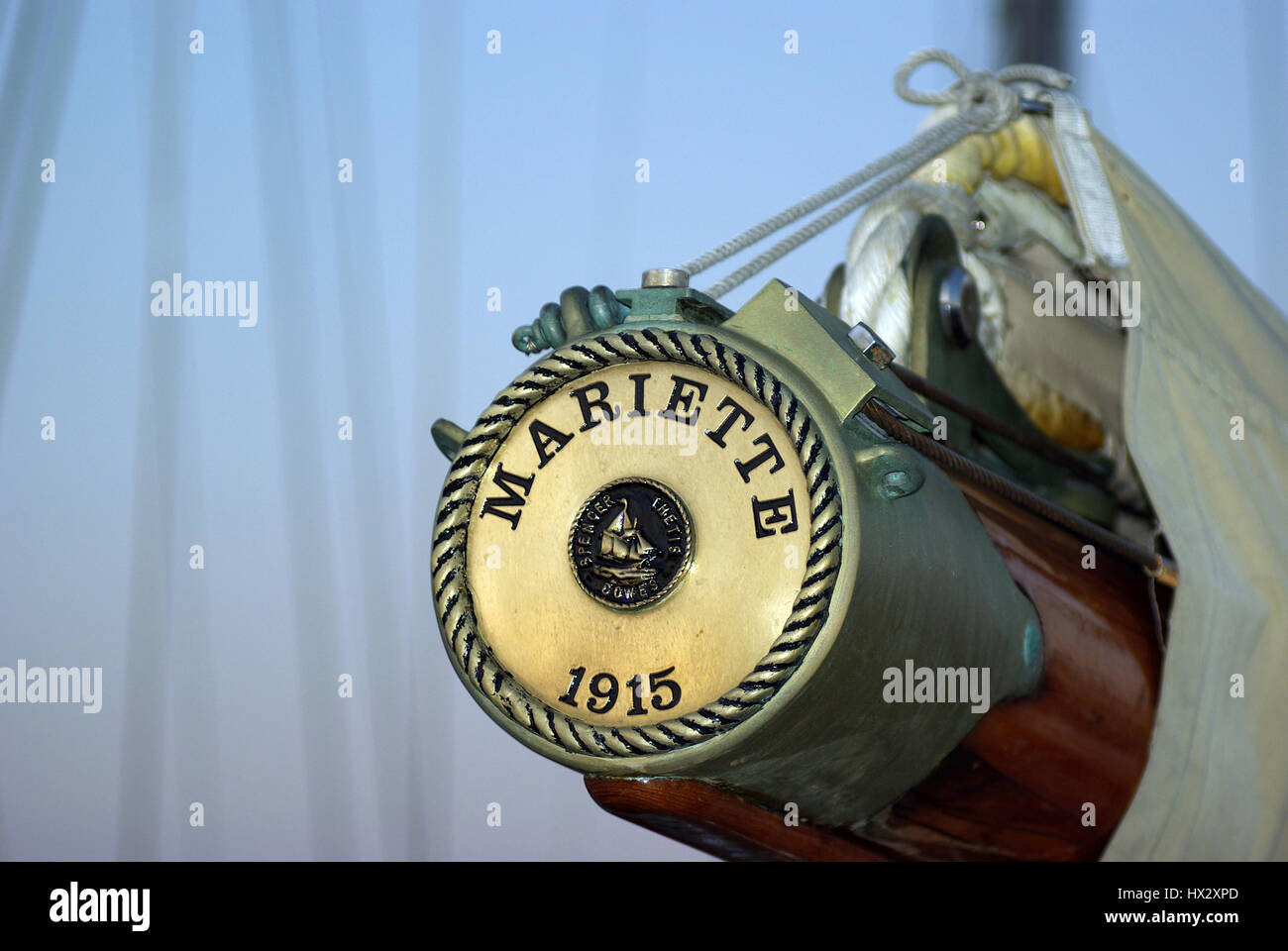 Veteran boat Mariette 1915 Stock Photo - Alamy