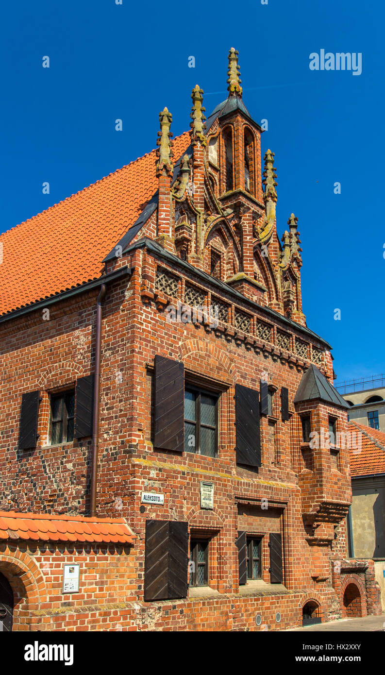Facade of House of Perkunas in Kaunas, Lithuania Stock Photo - Alamy