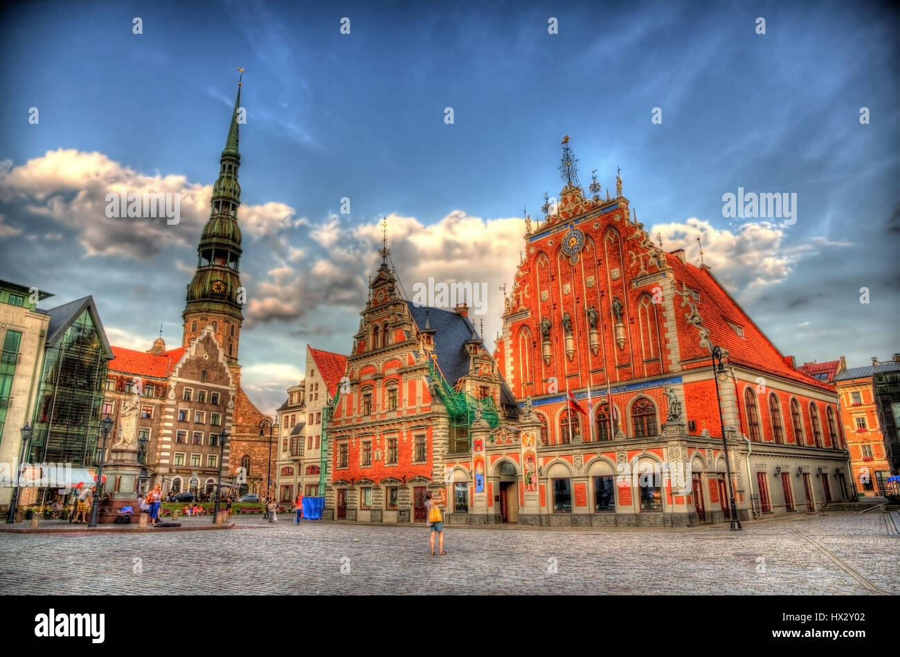 Riga city hall view hi-res stock photography and images - Alamy