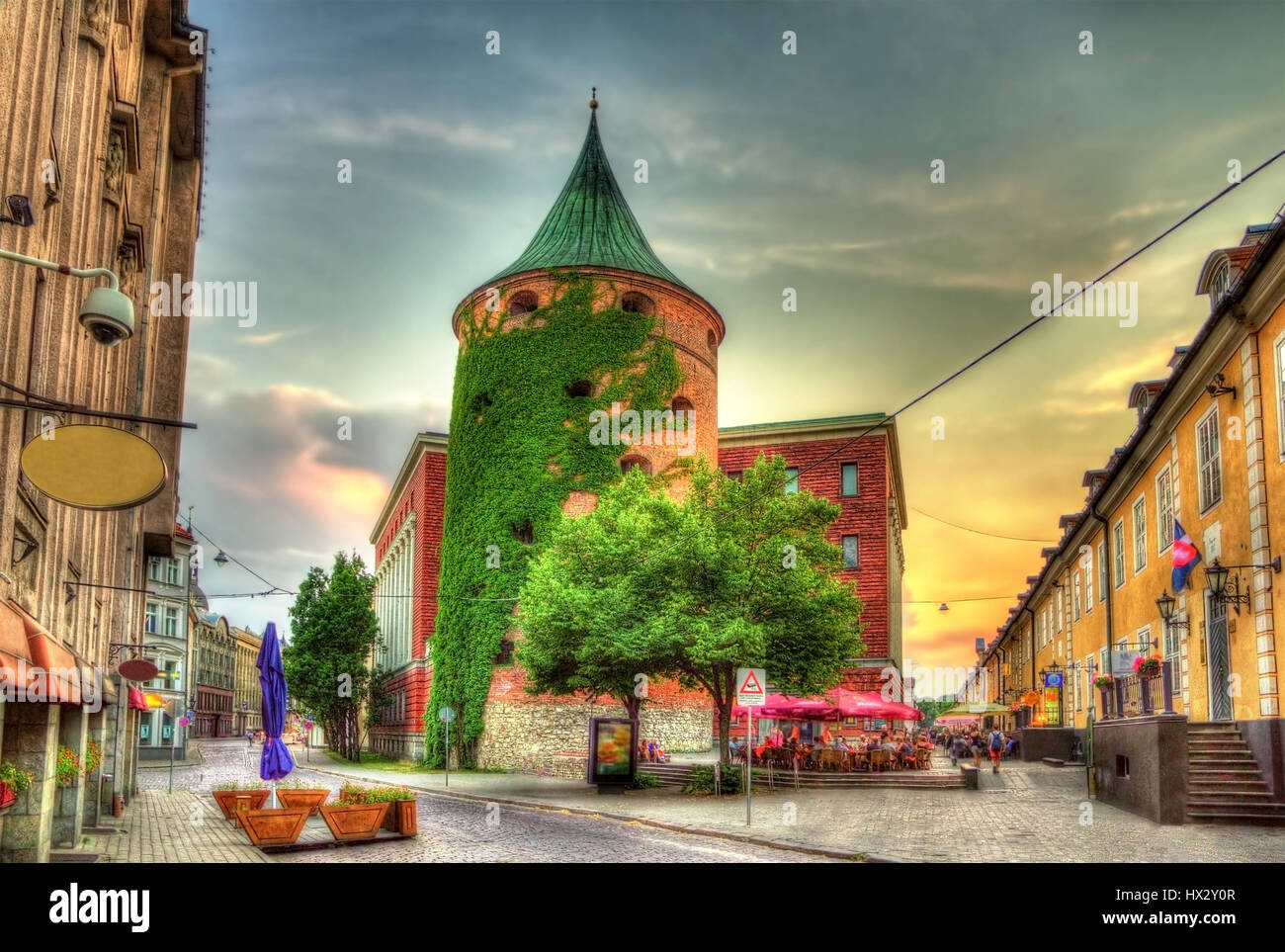 The Powder Tower in Riga, Latvia Stock Photo - Alamy