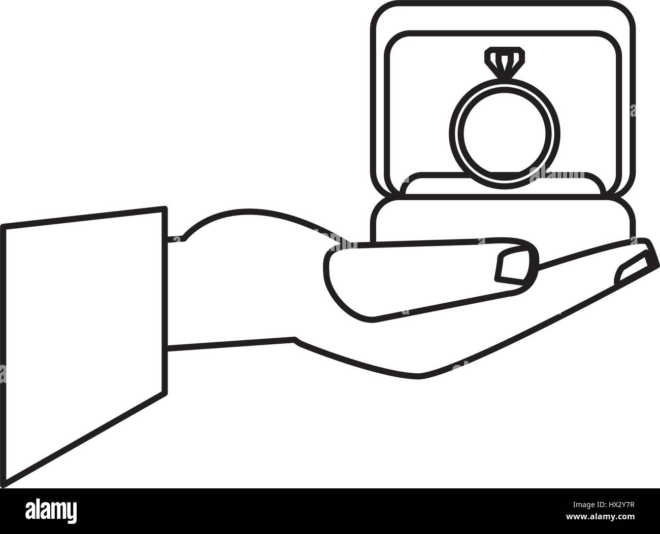 Hand holding gemstone Stock Vector Images - Alamy