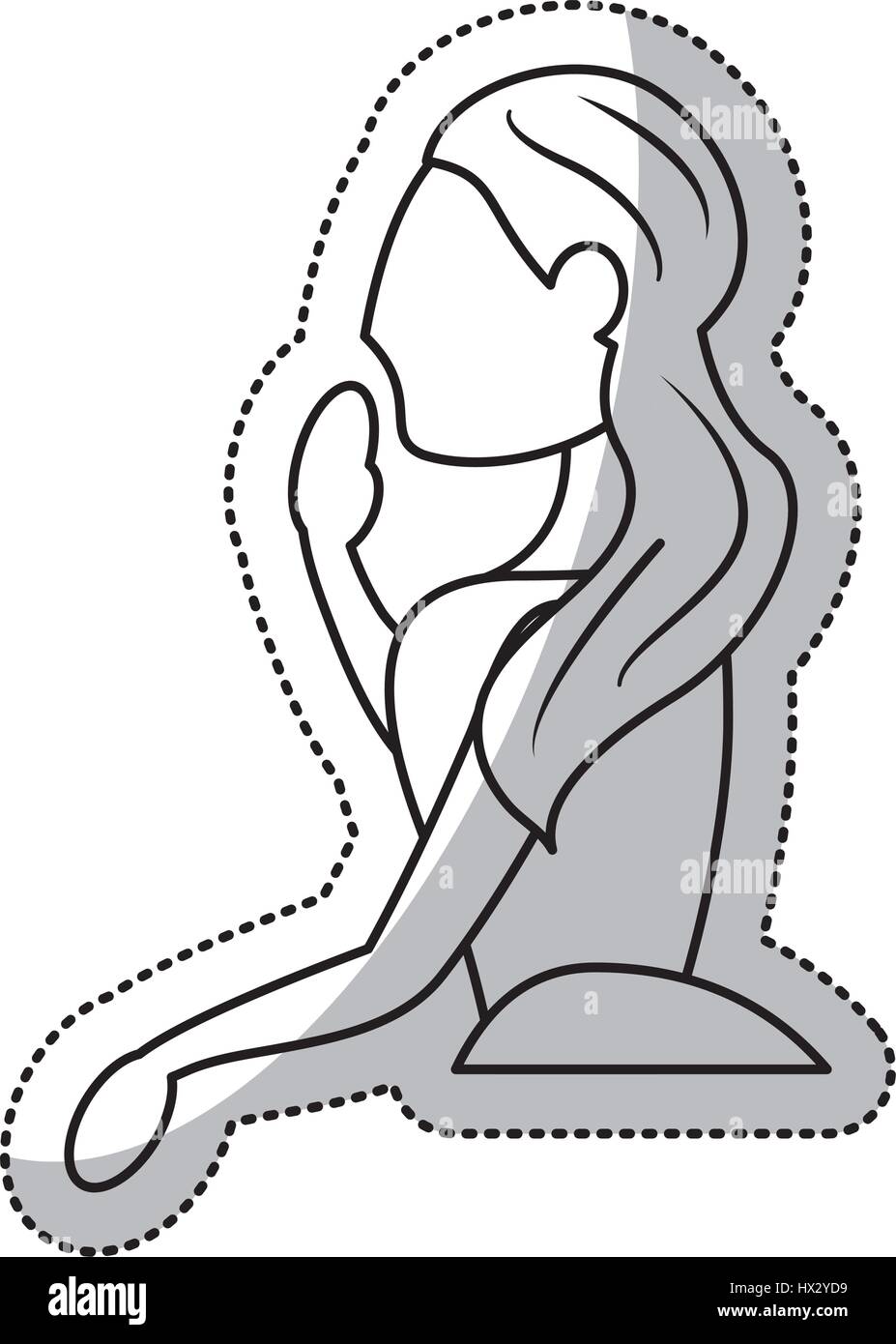 woman bride wedding outline Stock Vector Image & Art - Alamy