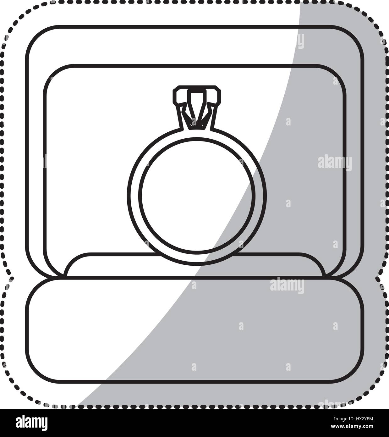 Photo of engagement ring Stock Vector Images - Alamy