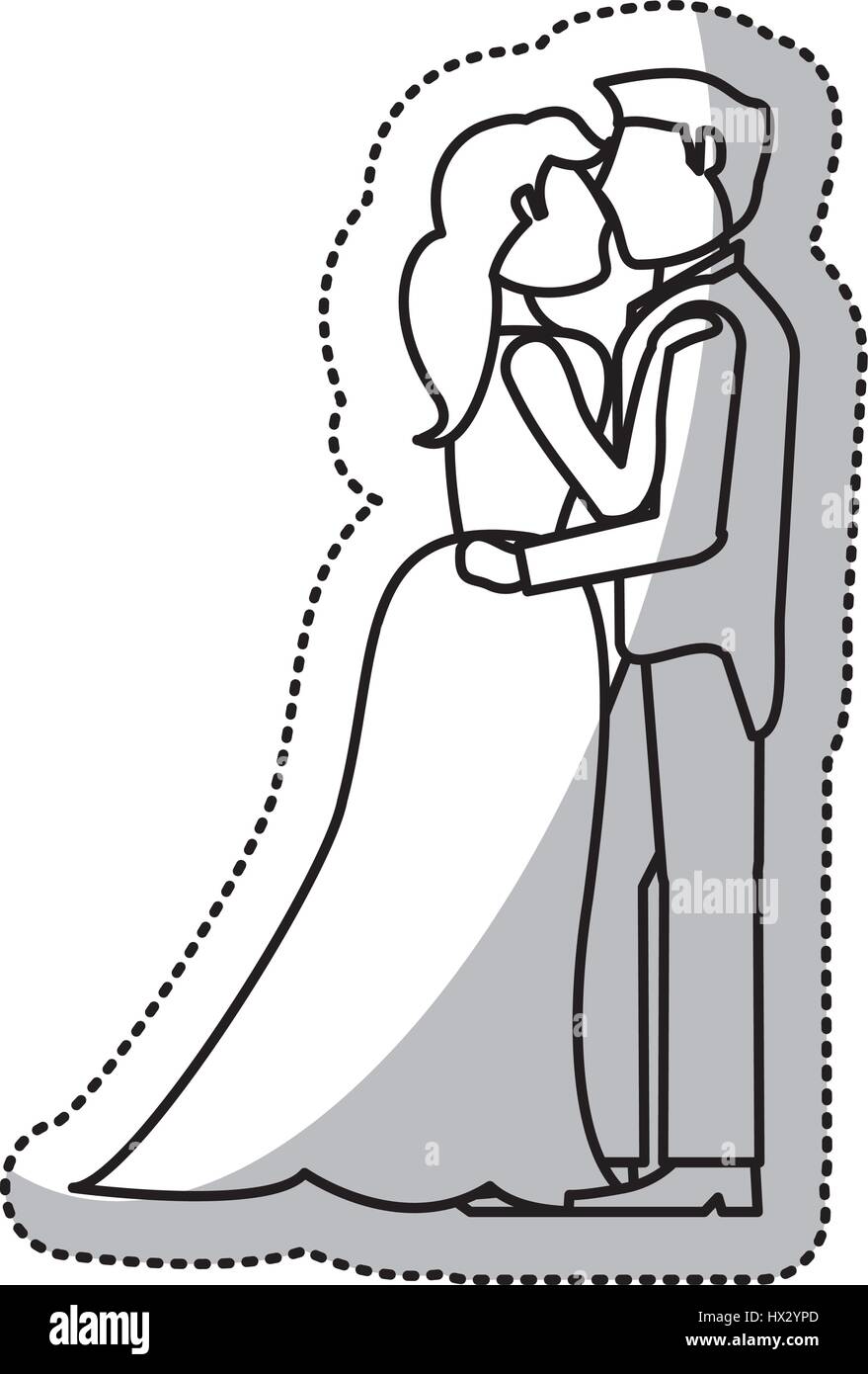 Silhouette Embrace High Resolution Stock Photography and Images - Alamy