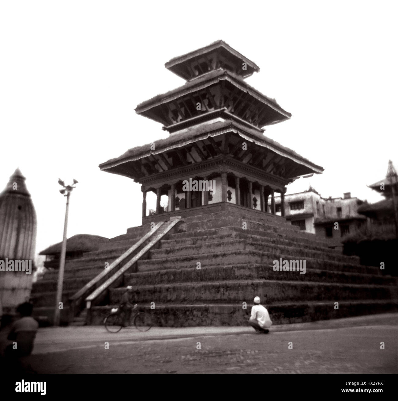 A temple at Kathmandu Durbar Square, Kathmandu, Nepal Stock Photo - Alamy
