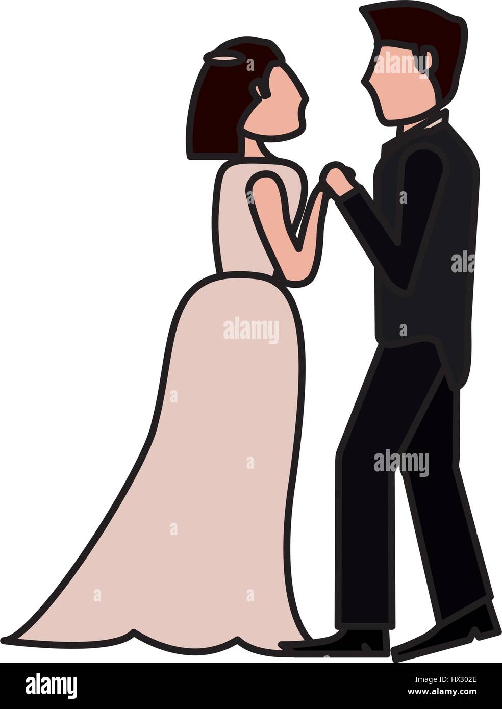 couple wedding love image Stock Vector Image & Art - Alamy