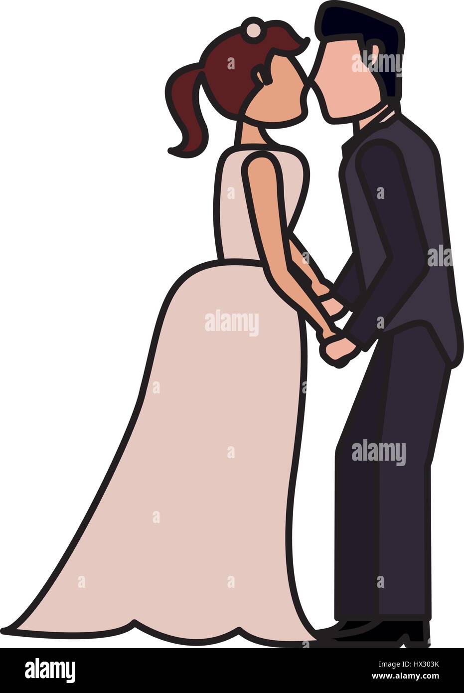 couple wedding love image Stock Vector Image & Art - Alamy