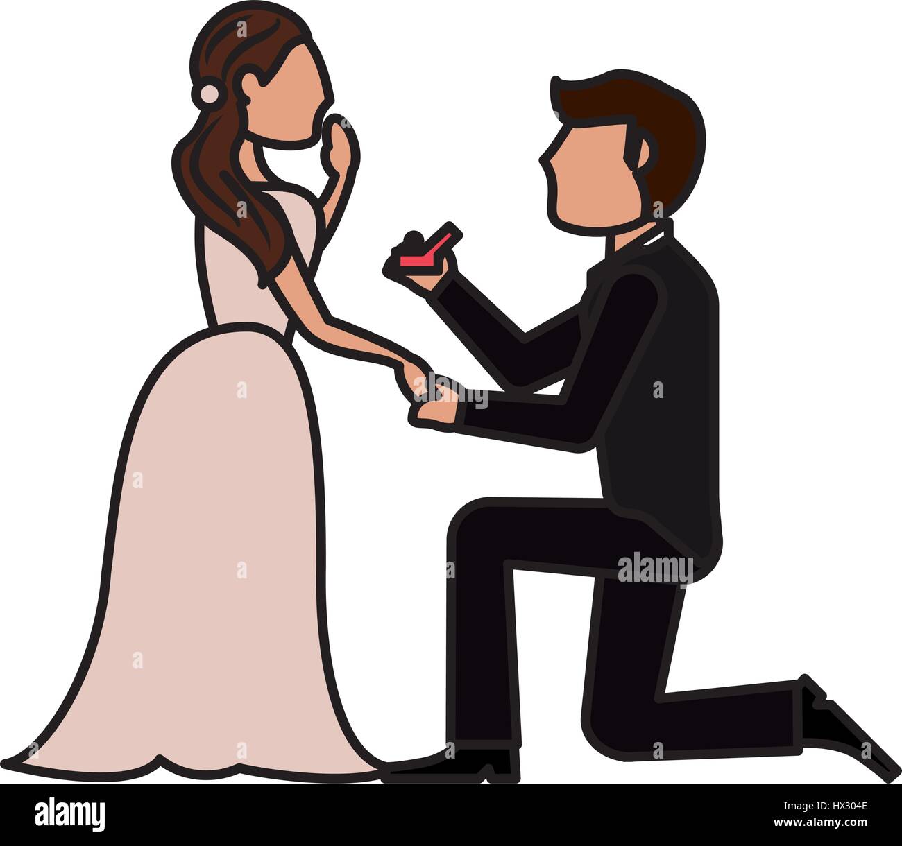 couple wedding love image Stock Vector Image & Art - Alamy