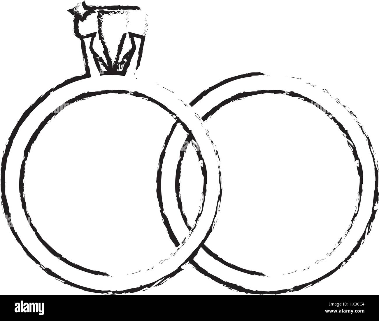 rings jewelry wedding symbol sketch Stock Vector Image & Art - Alamy