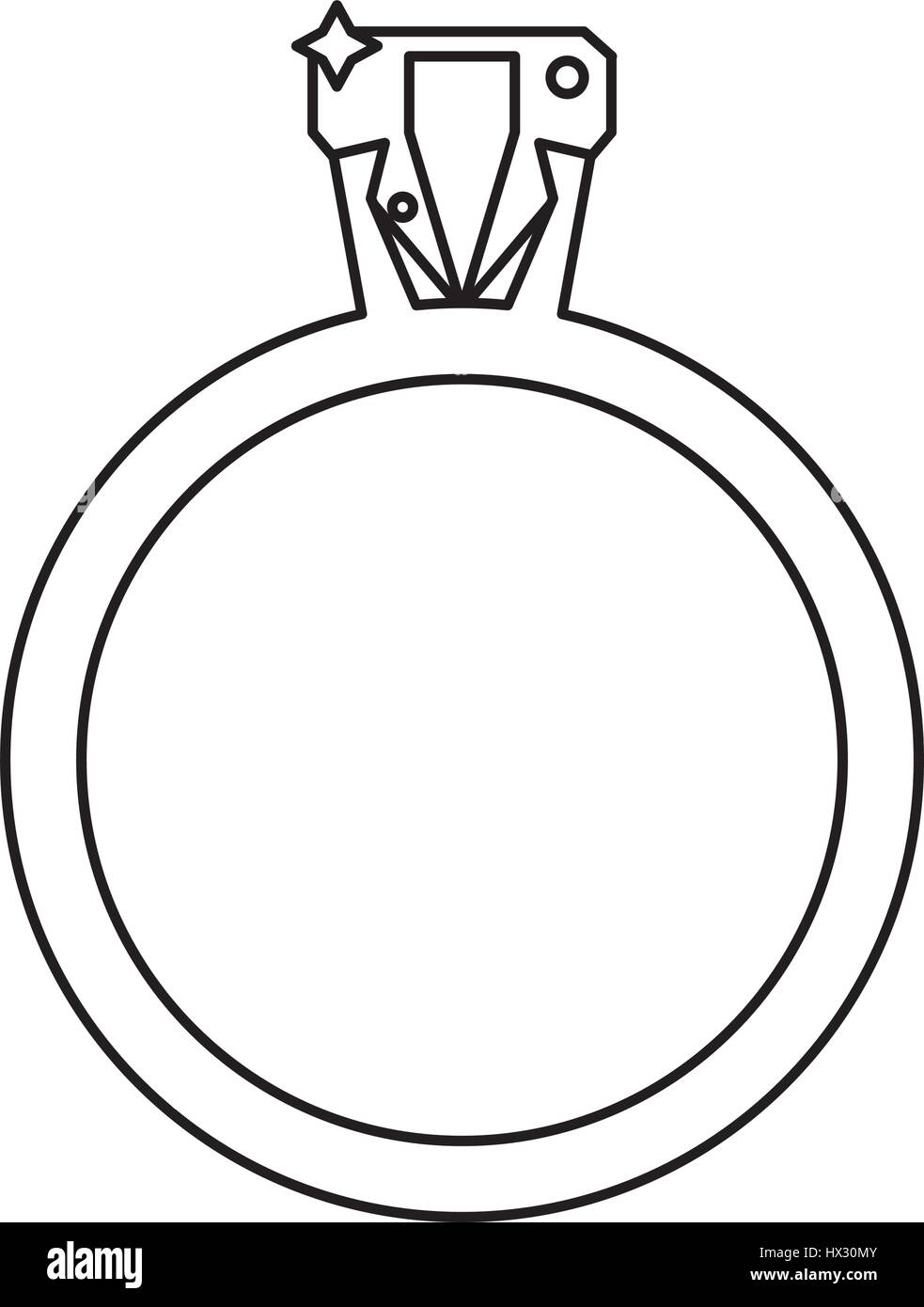 Necklace jewelry icon outline Black and White Stock Photos & Images - Alamy