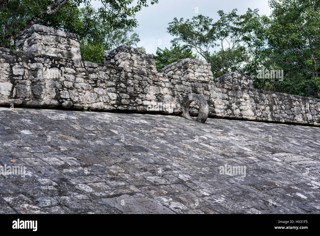 Ball court at coba mayan ruins mexico hi-res stock photography and ...