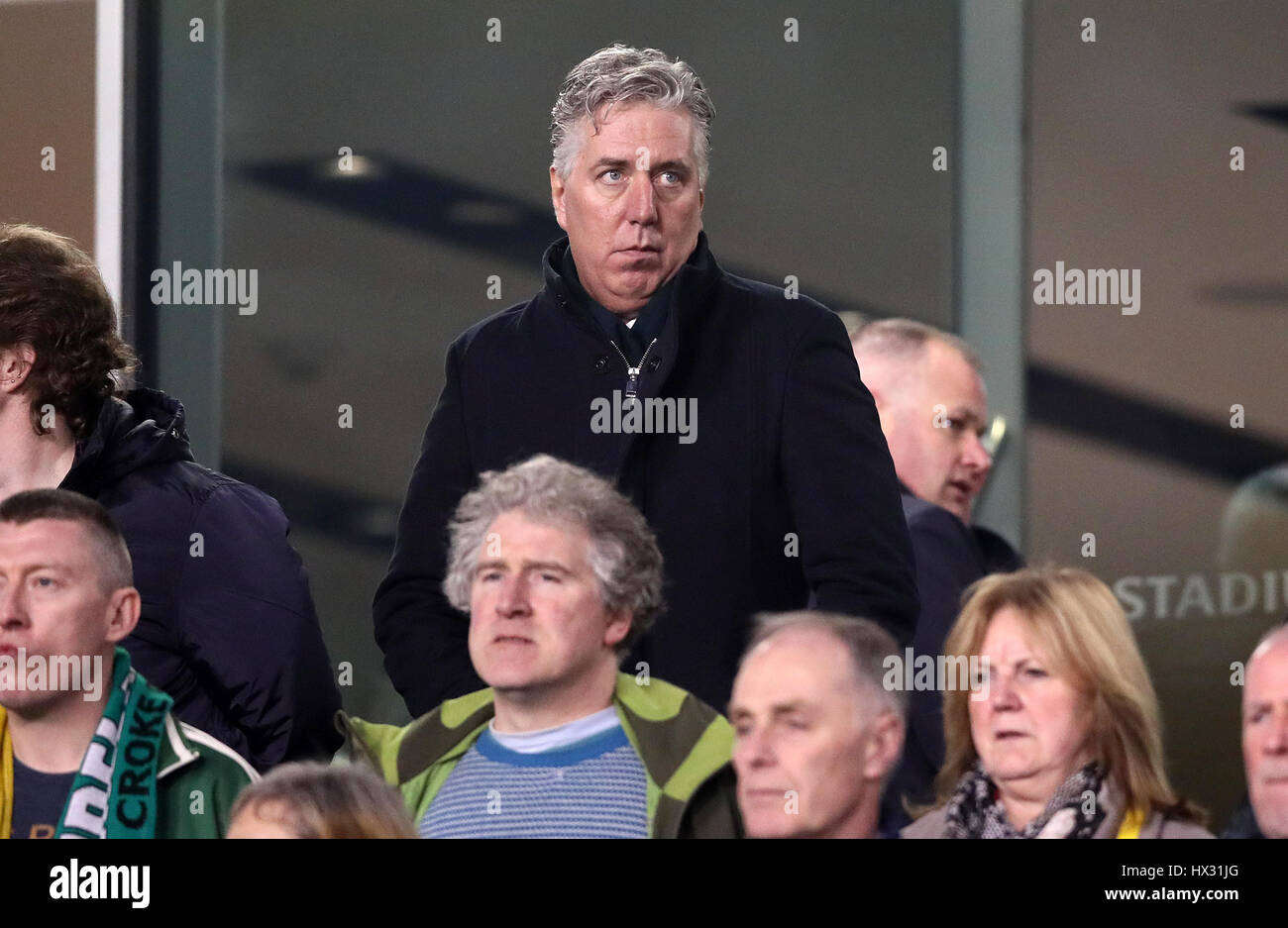 Chief Executive of the football Association of Ireland John Delaney ...