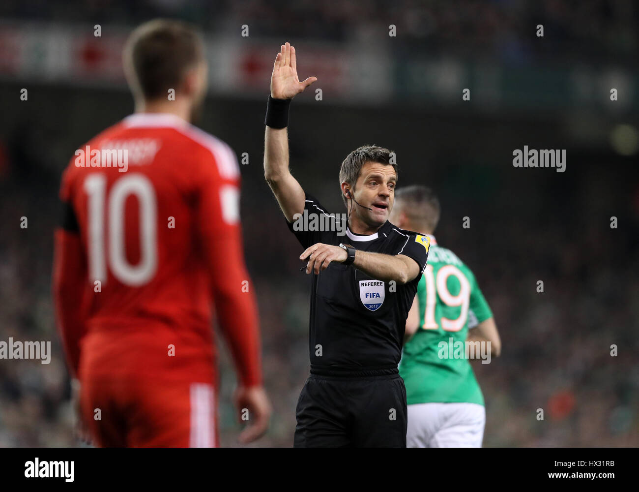 Referee Nicola Rizzoli during the 2018 FIFA World Cup Qualifying, Group ...