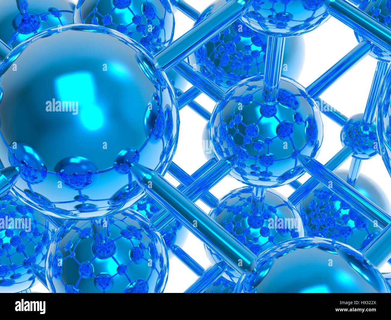 Generic molecule, computer artwork Stock Photo - Alamy
