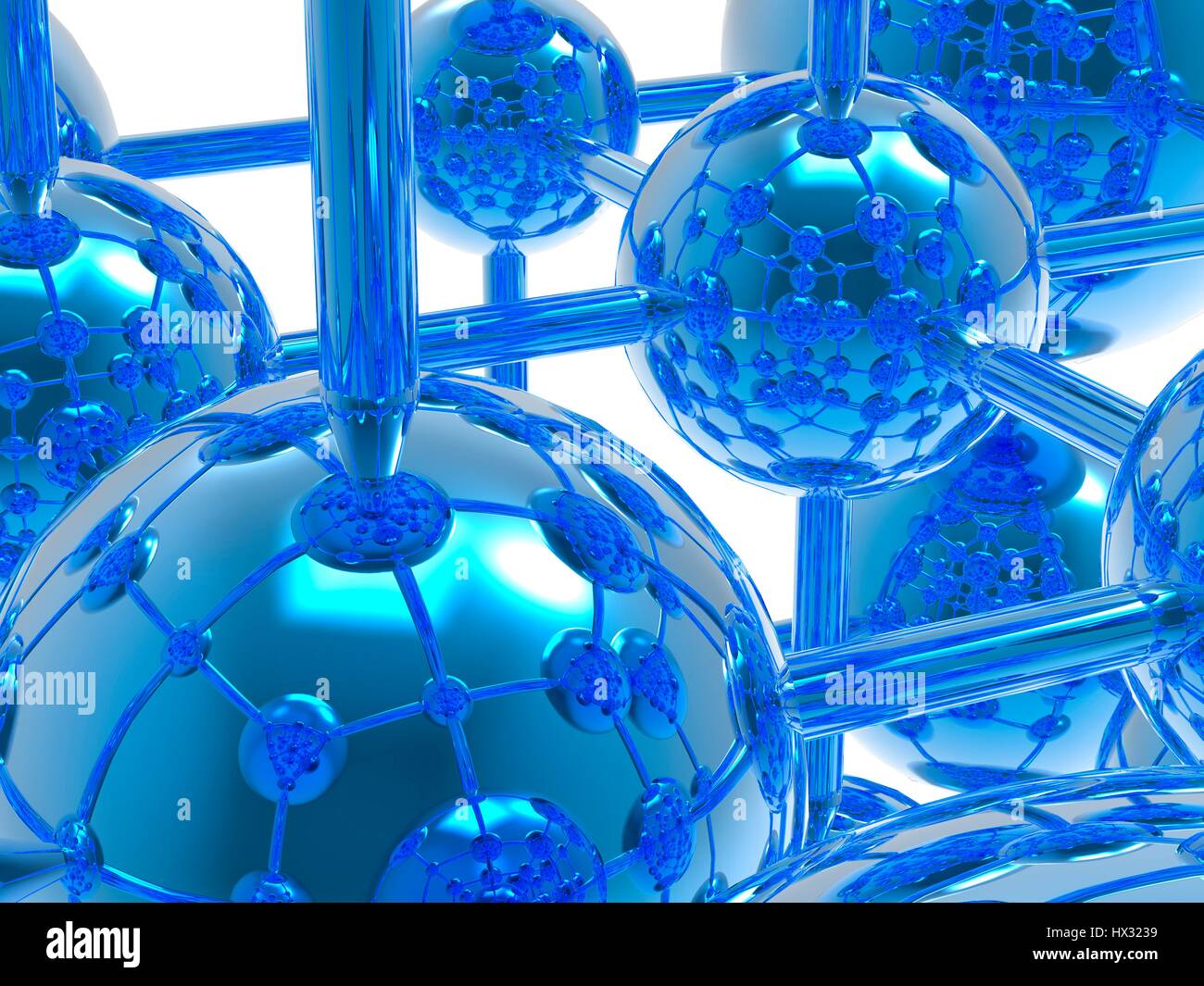 Molecule model computer generated hi-res stock photography and images ...