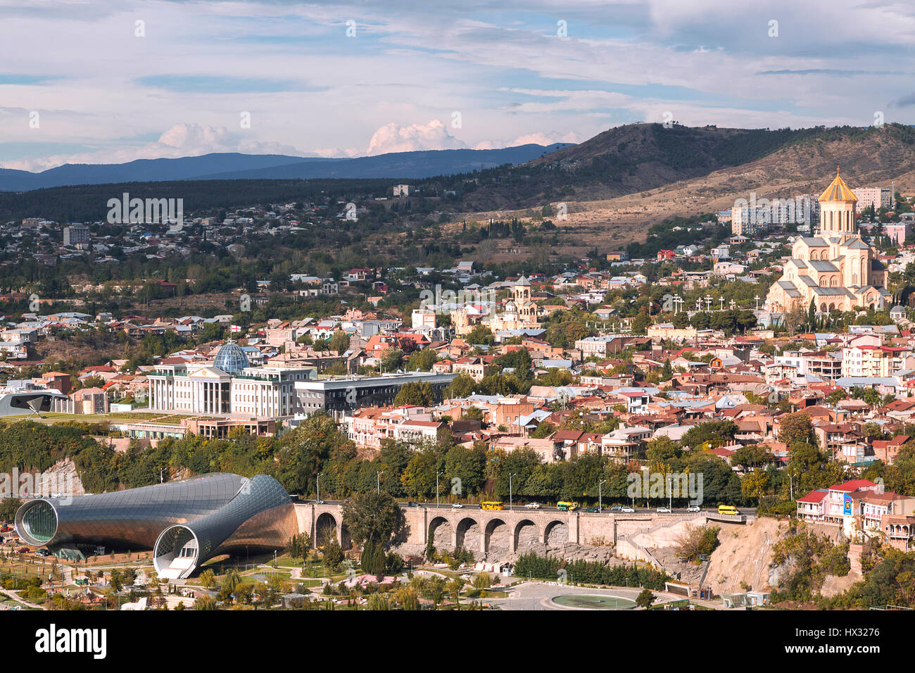 Aerial view of tbilisi hi-res stock photography and images - Alamy