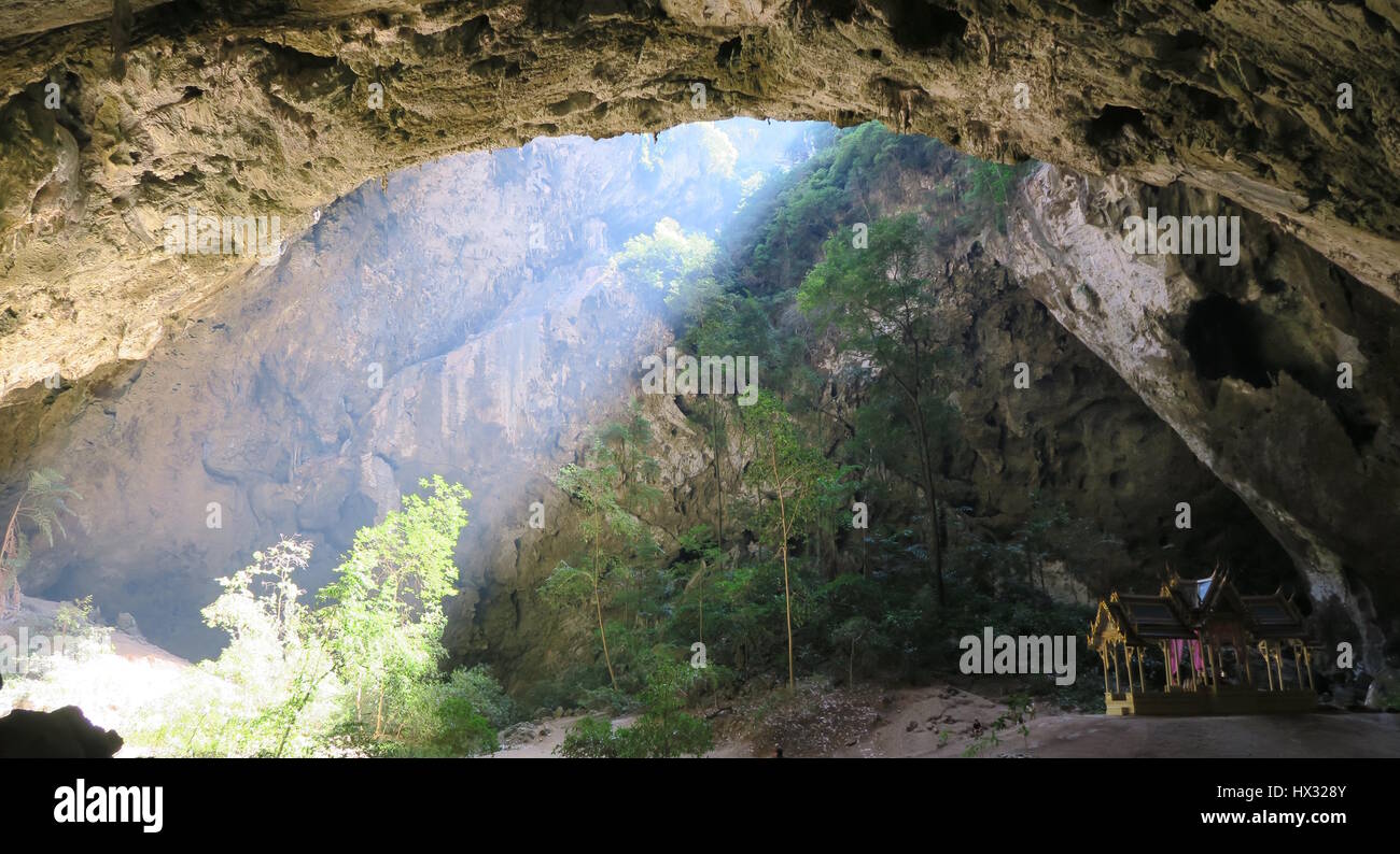 beautiful cave at the Khao Sam roi Yot national park, Thailand Stock ...