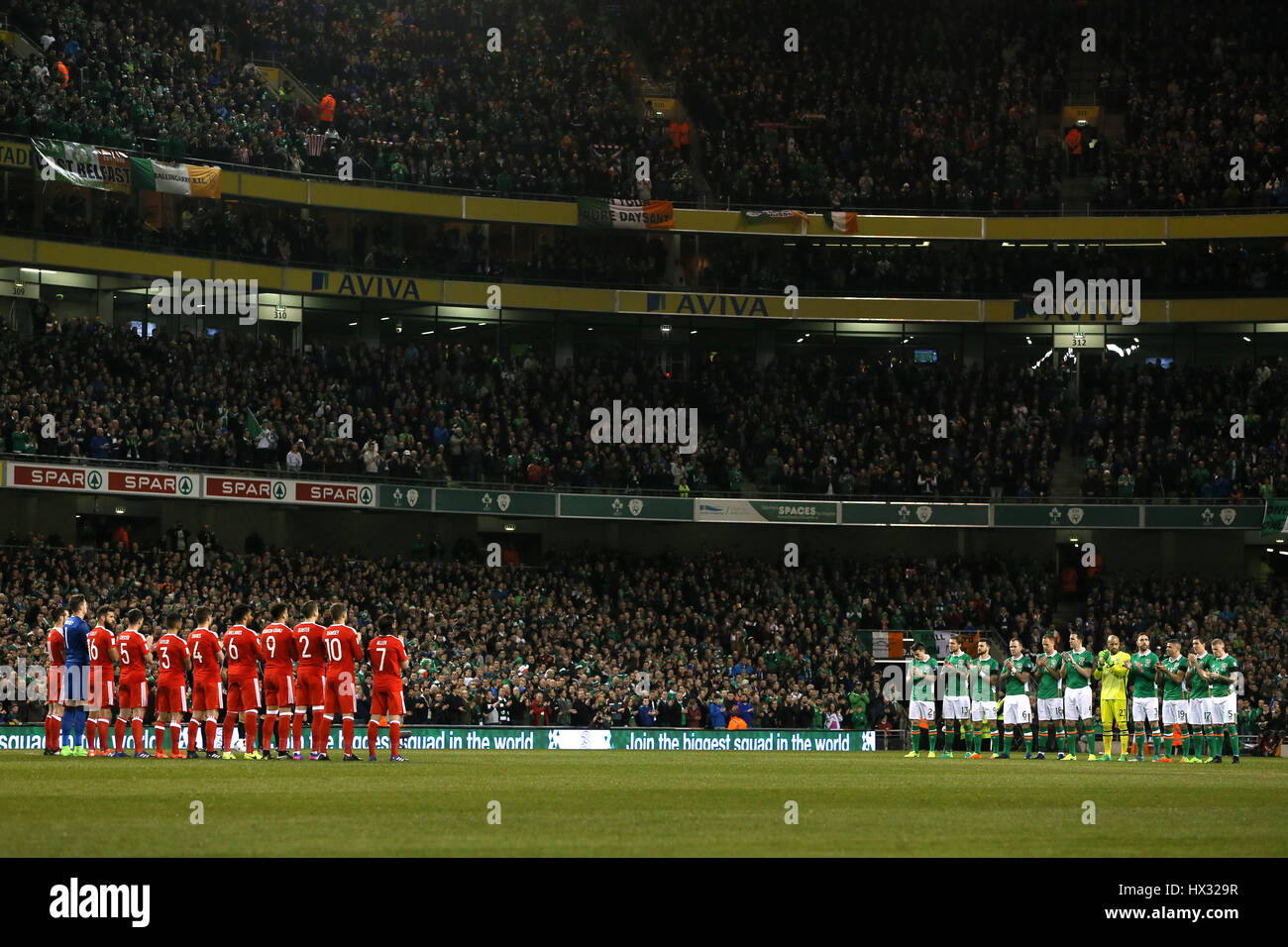 Players stand for tributes for Derry City footballer Ryan McBride, Milo ...