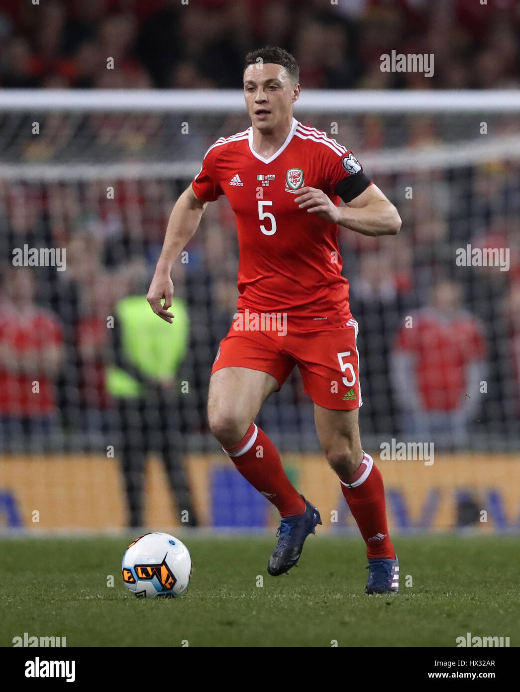 Wales' James Chester during the 2018 FIFA World Cup Qualifying, Group D ...