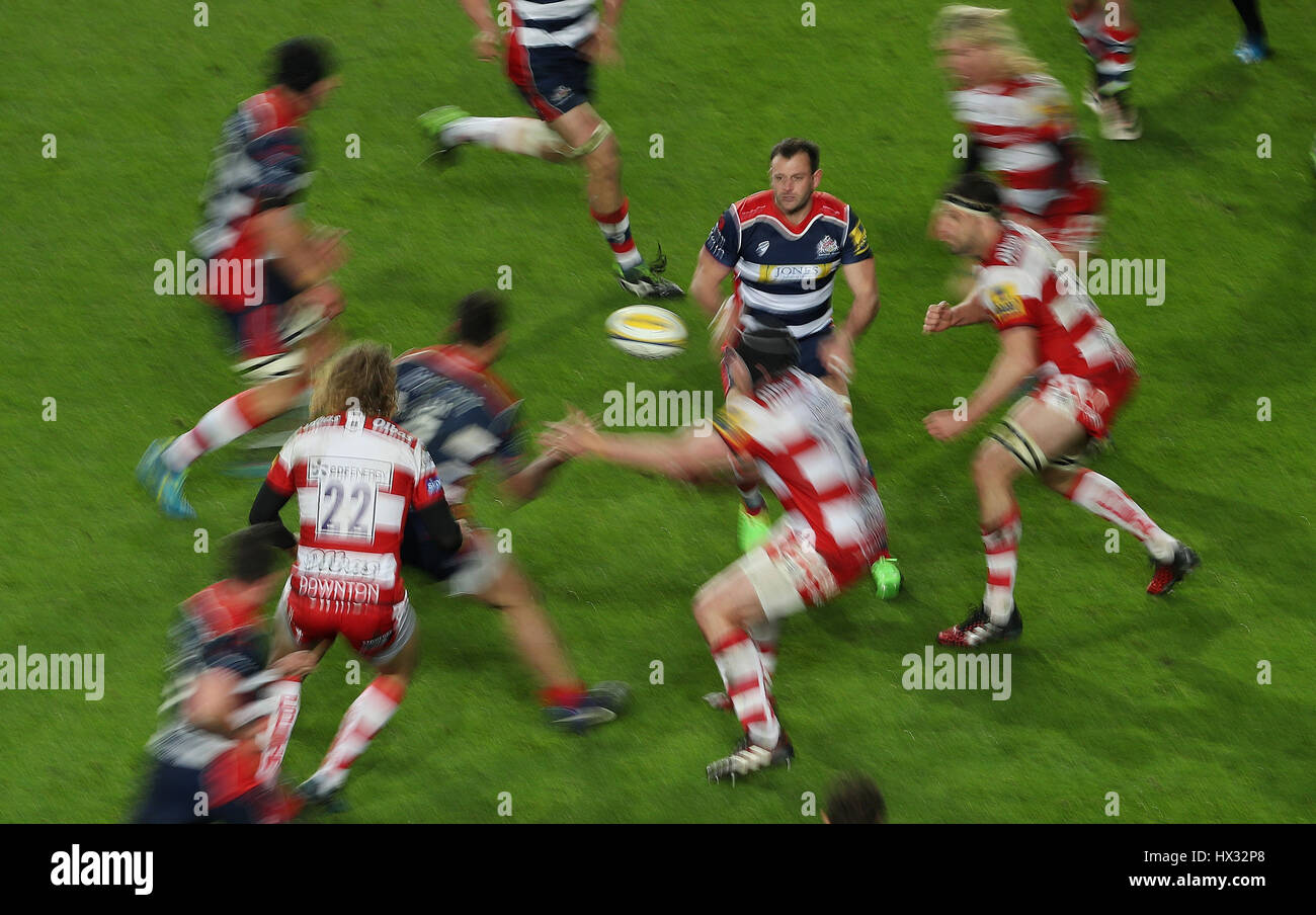Bristol's Luke Arscott during the Aviva Premiership match at Ashton ...