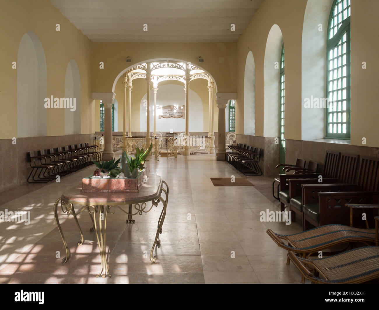 Curia vintage thermal building Stock Photo - Alamy