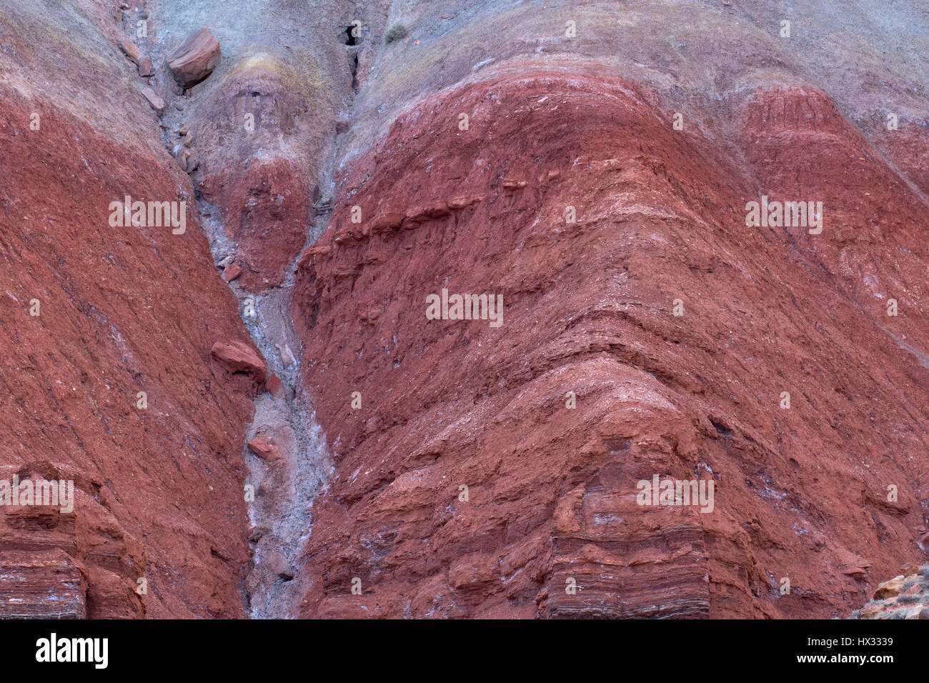 Clay beds along Scenic Drive, Capitol Reef National Park, Utah Stock ...