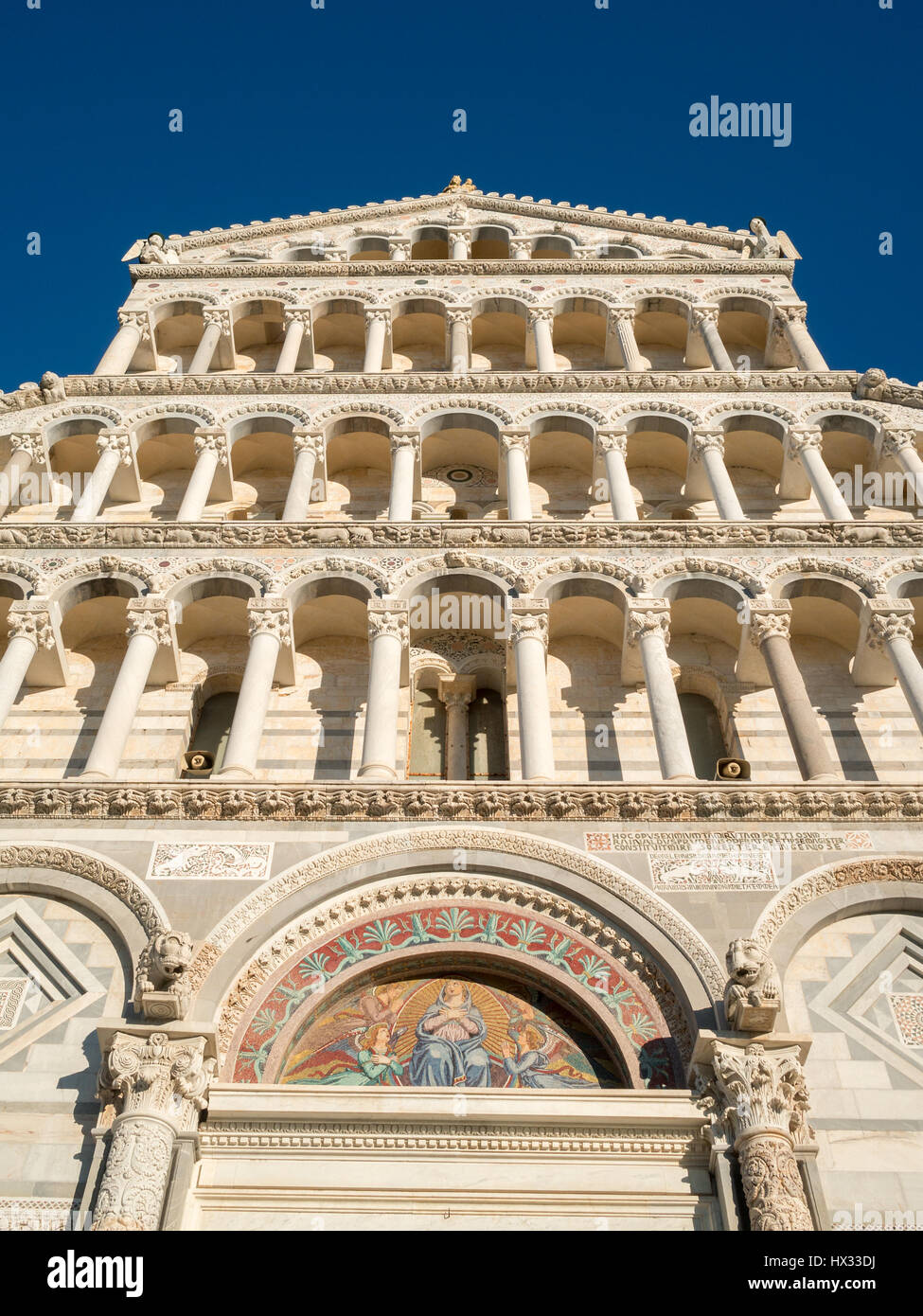 Pisa detail duomo facade hi-res stock photography and images - Alamy