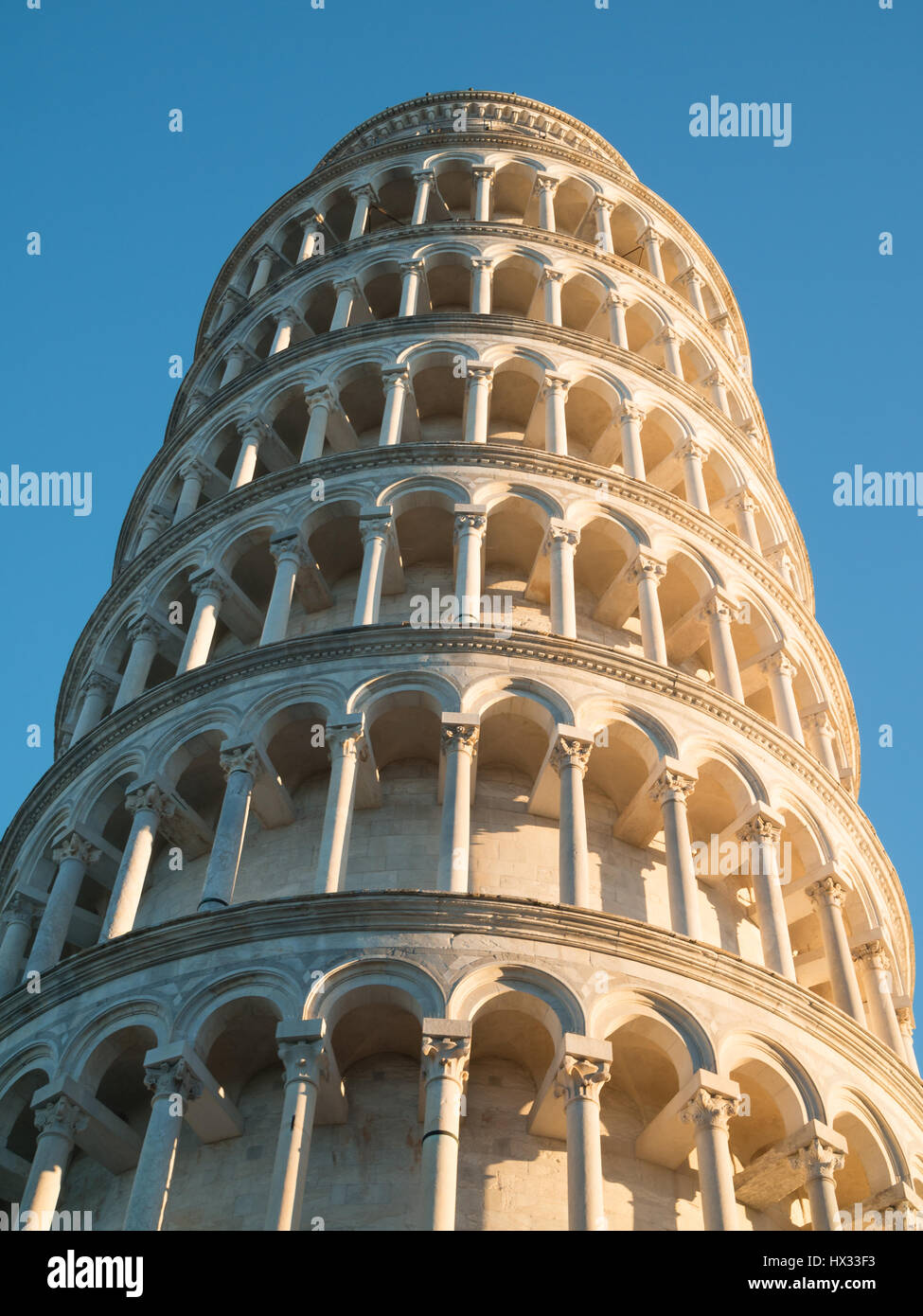Pisa Tower in the sunset light Stock Photo - Alamy