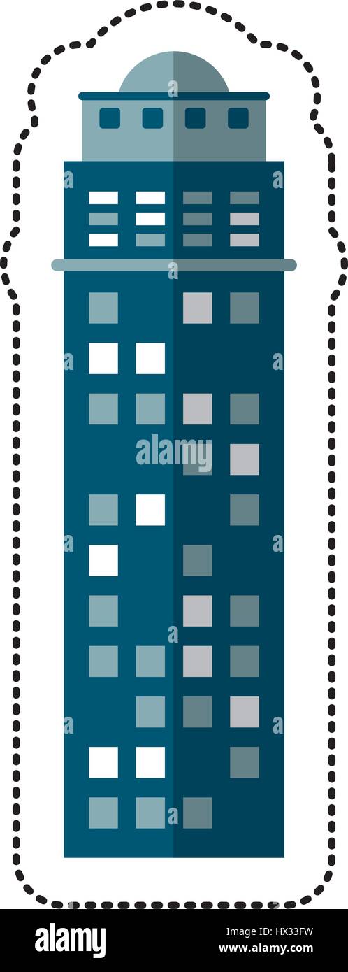 building urban skyscraper shadow Stock Vector Image & Art - Alamy