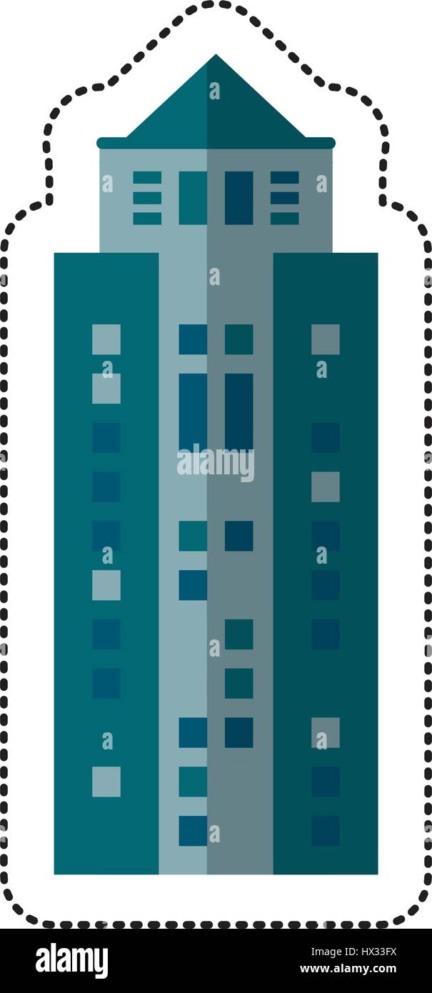 building urban skyscraper shadow Stock Vector Image & Art - Alamy