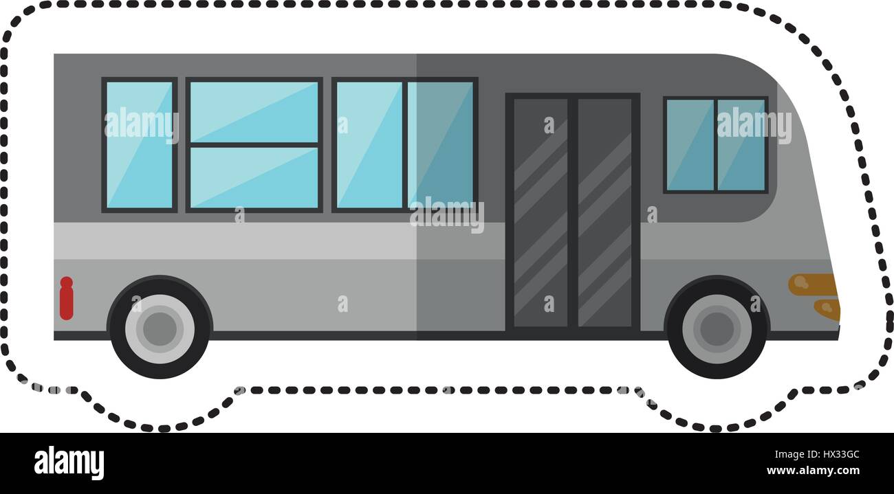 bus public transport vehicle shadow Stock Vector Image & Art - Alamy