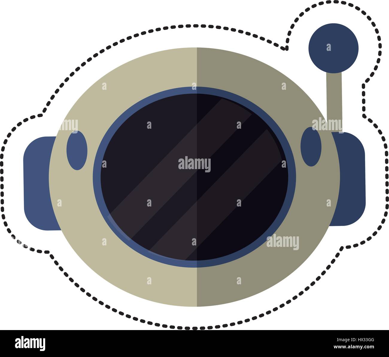 helmet astronaut equipment shadow Stock Vector Image & Art - Alamy