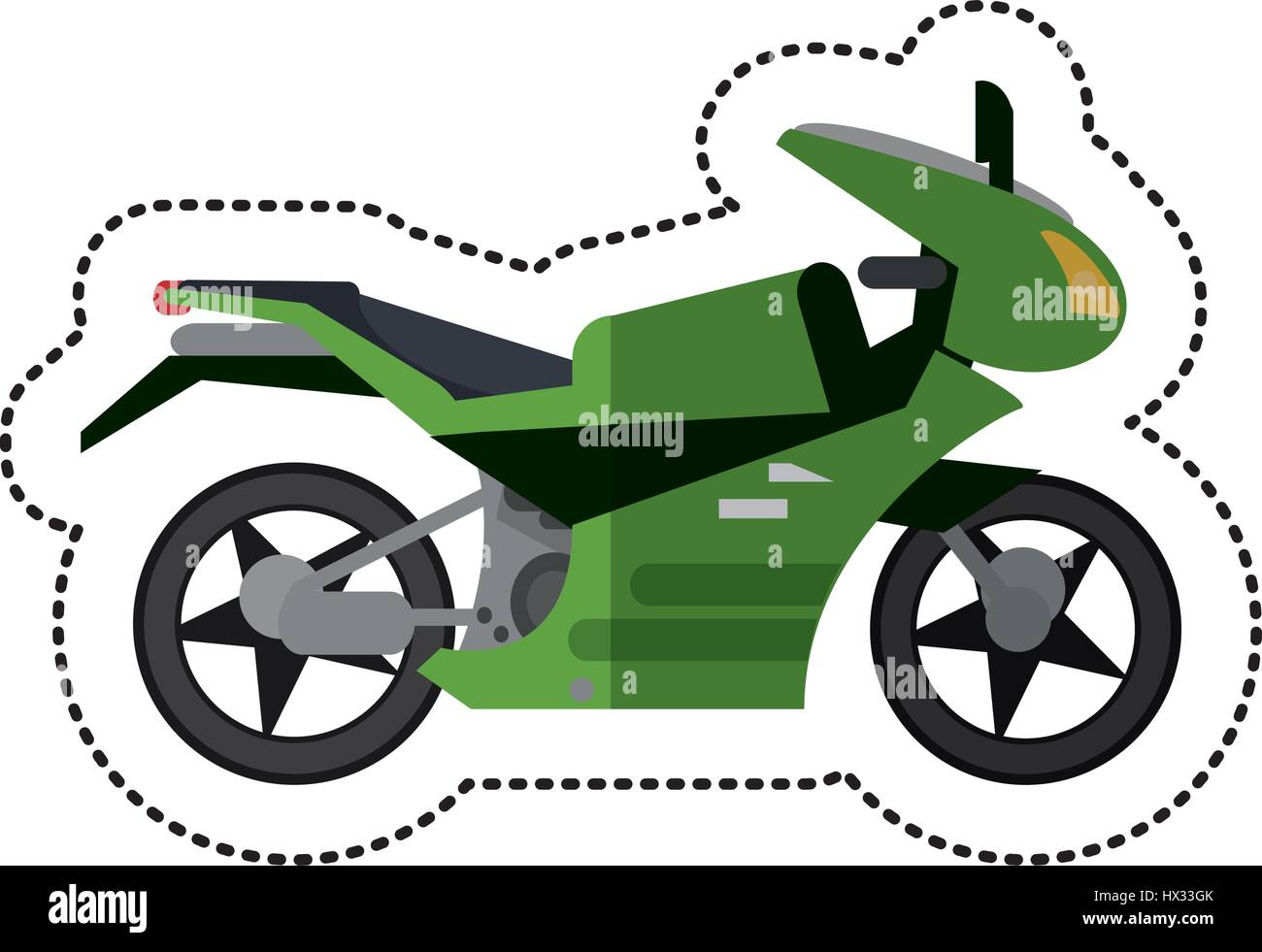 motorcycle transport style shadow Stock Vector Image & Art - Alamy