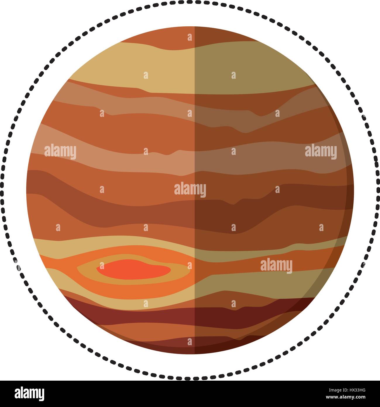 jupiter planet space shadow Stock Vector Image & Art - Alamy