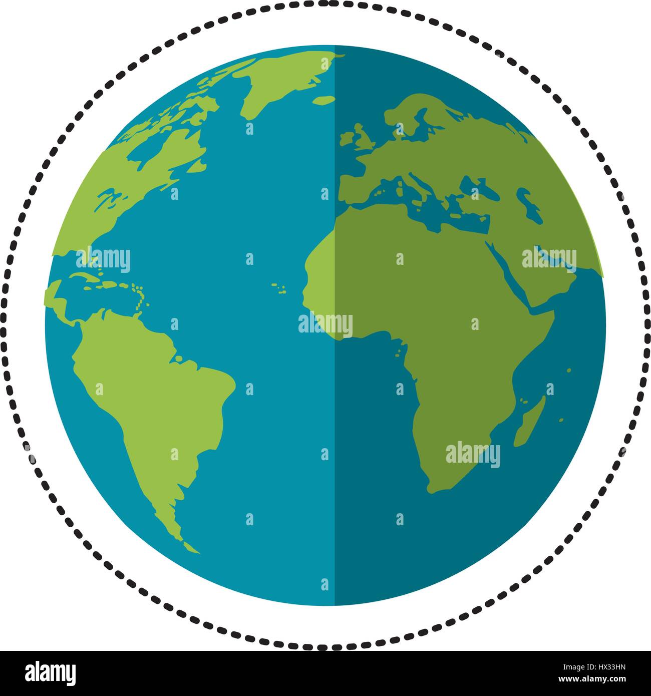 earth planet space shadow Stock Vector Image & Art - Alamy