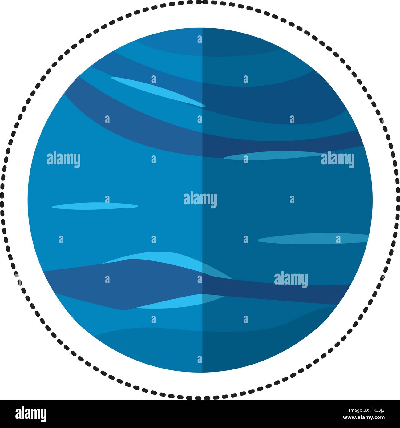 neptune planet space shadow Stock Vector Image & Art - Alamy