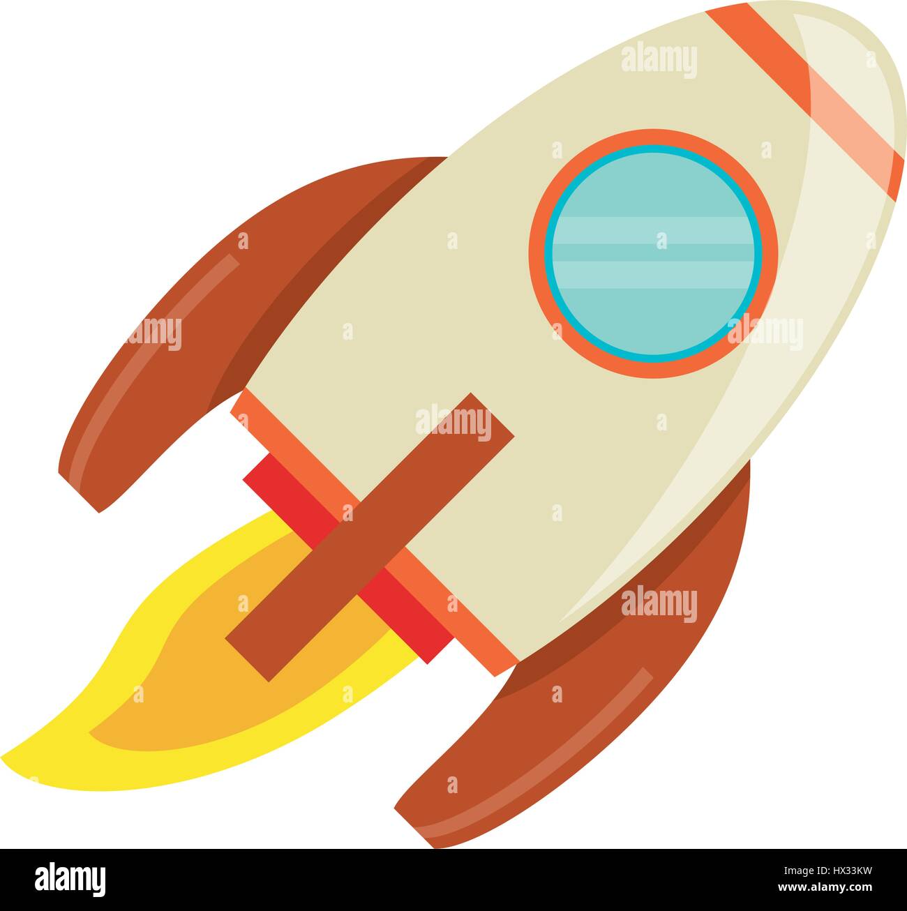 Space shuttle solid rocket booster Stock Vector Images - Alamy