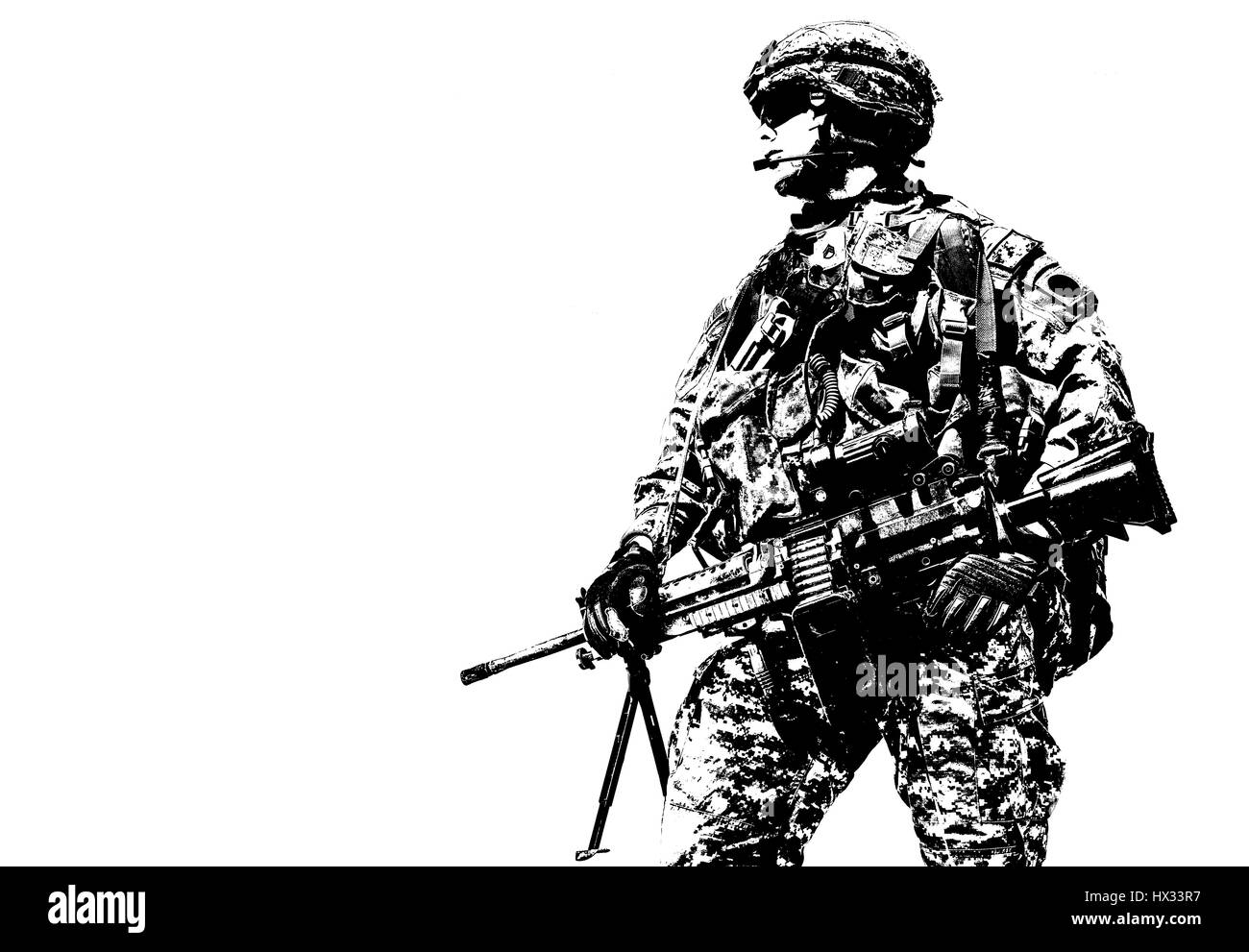 Airborne army Black and White Stock Photos & Images - Alamy