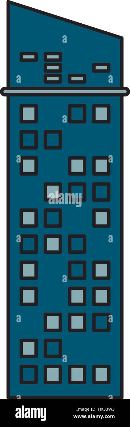 Modern luxury holiday villa Stock Vector Images - Alamy