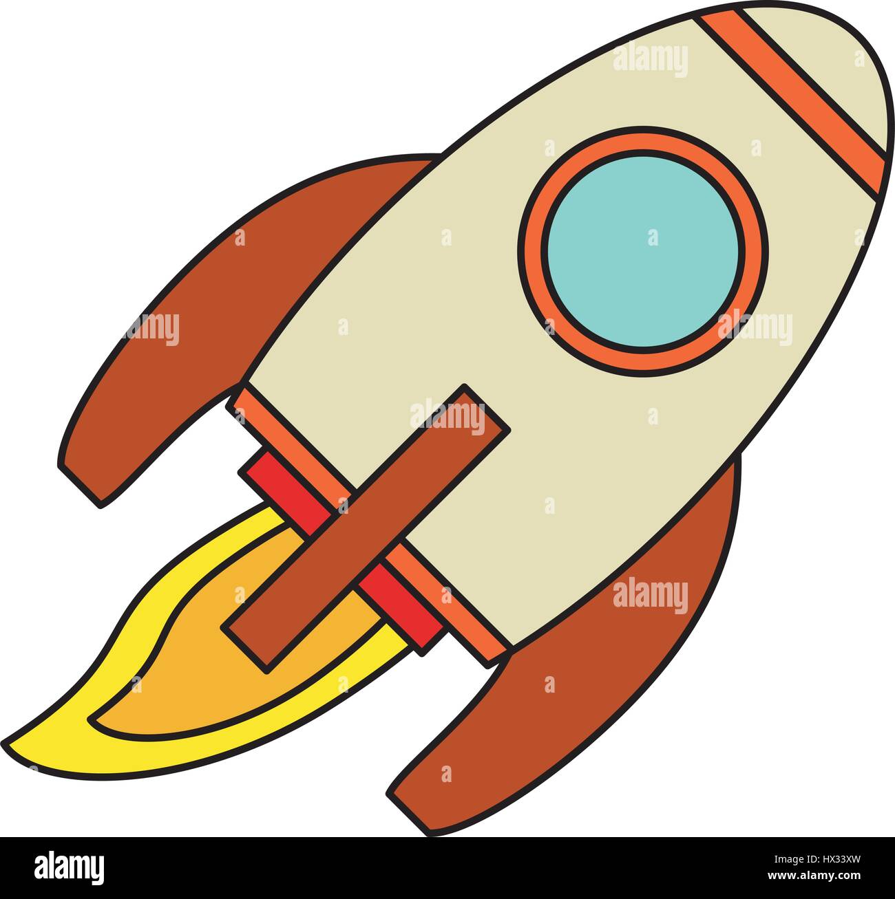Rocket stage Stock Vector Images - Alamy